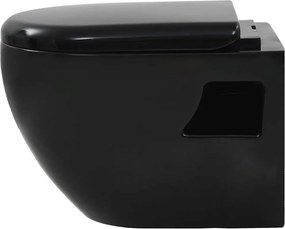 Závěsné WC keramické černé 143023