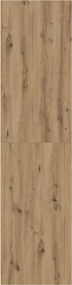 Šatní skříň dub artisan 80 x 50 x 200 cm kompozitní dřevo 3307728