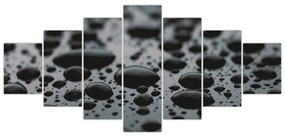 Obraz kapek vody (210x100 cm)