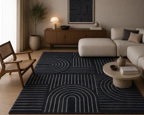 Koberec ZEN GARDEN 2405 tmavě modrá