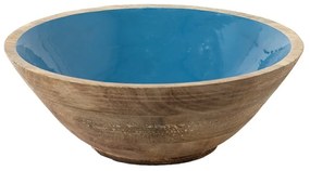 Servírovací mísa/talíř modrá, hnědá 25*10 cm – 25x10 cm