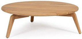 BIZZOTTO Zahradní konferenční stolek EULARIA hnědý ø90 cm