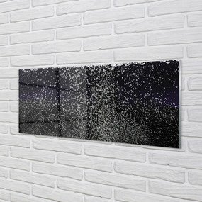 akrylový obraz Kapky vody bubliny 120x60 cm