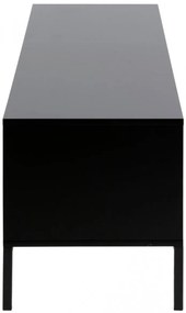 TV stolek Seaford hnědý/černý