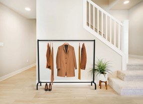 Stojan na oblečení Lara 150x38x120 – černá