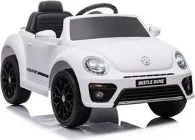 Eljet Dětské elektrické auto Volkswagen Beetle bílá / 50 W / Rychlost: