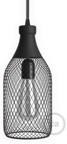 creative cables Kovový stínidlový rám ve tvaru lahve Jéroboam Barva komponentu: Černá