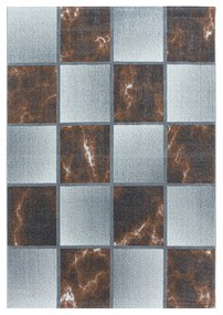 Ayyildiz, Kusový koberec Ottawa 4201 copper, 140x200, hnědá, chodba / předsíň
