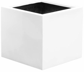 Květináč Jumbo Max, barva lesklá bílá, více velikostí - PotteryPots Velikost: M - v. 70 cm, ⌀ 70 cm