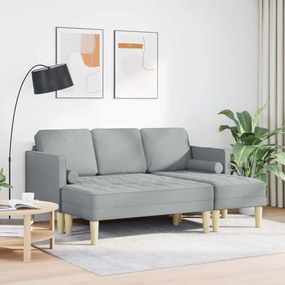 Set pohovek 2 ks Světle šedá Polyester 3329252