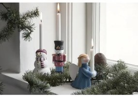 Porcelánový svícen Christmas Snowman Kähler