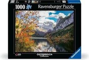 RAVENSBURGER Puzzle Jezero Gosausee, Rakousko / 1000 dílků / 70 x 50 c