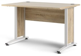 Kancelářský stůl Prima 80400/70 dub sonoma/bílé nohy