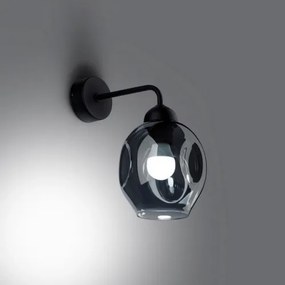 Nástěnné svítidlo SOLLUX FILLAN 1 černé E27 1x60W bez žárovky SL.1143