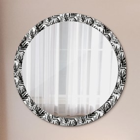 Kulaté dekorativní zrcadlo Netvor fi 100 cm