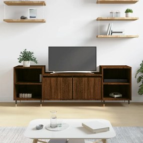 vidaXL TV skříňka 160x35x55 cm kompozitní dřevo [831338] Barva: hnědý dub