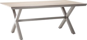 Zahradní stůl Alumio 180 cm hnědý/béžový