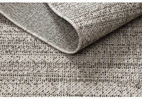 Dywany Luszczow Kusový koberec SIZAL FLOORLUX 20389 stříbrný / Černá MELANGE Rozměr koberce: 80 x 150 cm