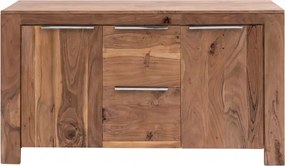 furniture-nabytek.cz - Skříňka pod umyvadlo Osvaro - Stříbrné kovové úchytky