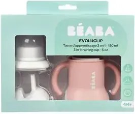 Beaba Trénovací hrnek 3v1 Old Pink