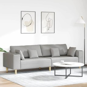 Pohovka Oblačno šedá 250 x 77 x 76 cm textil 3335151