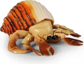 RAPPA Krab s ulitou 10 cm / Figurka zvířátka / Guma