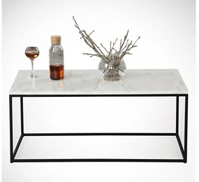 Designový konferenční stolek Pacorro 95 cm bílý