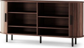 Komoda Gliss 160 cm ořech tmavý