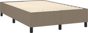 Box spring postel s matrací taupe 120x200 cm textil 3141605