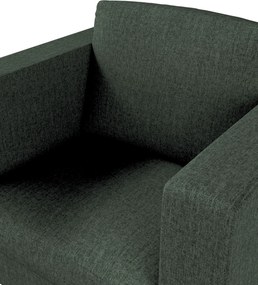 Potah na křesko IKEA Karlanda, krátký barva zelená látka pletený vzor