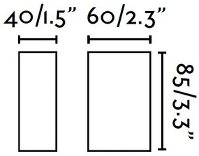 FARO 70567N - LED Venkovní nástěnné svítidlo CANON LED/4W/230V IP44