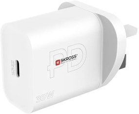 SKROSS USB-C nabíjecí adaptér Power charger 30W UK, Power Delivery, typ G