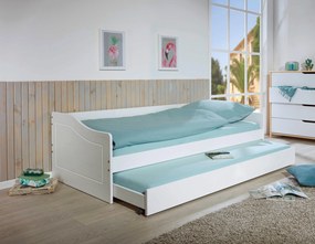 XXXLutz VÝSUVNÁ POSTEL, 90/200 cm, bílá MID.YOU - Online Only dětské postele - 000528026302