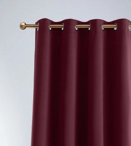 Room99 Hotový závěs na kroužcích Zatemňovací LAUREL Jednobarevný Barva: Světle béžová, Velikost: 140 x 260 cm