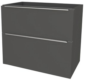 Mereo Mereo, Mailo, koupelnová skříňka 81 cm, chrom madlo, Multidecor, CN591SSEDD