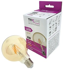 LED žárovka 4W FILAMENT Globe G-95 Gold