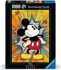 Ravensburger Disney: Retro Mickey / 1000 dílků / od 14 let