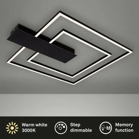Briloner 3545-015 - LED Stmívatelné stropní svítidlo NICO LED/25W/230V černá