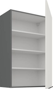 ARIA aw | horní skříňka 60 G-90 1F policová | 60 cm | VYSOKÁ | ANTI FINGERPRINT povrch | antracit/bílá