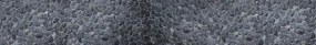 DIMEX | Fototapeta do kuchyně Černá kamenná zeď KI-420-252 | 420 x 60 cm | černá, šedá