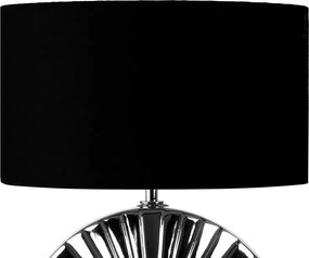 Stolní lampa RITIM stříbrná/černá