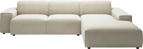 XXXLutz ROHOVÁ SEDAČKA, textil, přírodní barvy Livetastic - Sedací soupravy - 001581035518