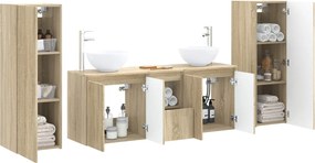 Sada koupelnového nábytku 5 ks Dub sonoma 33 x 34,5 x 100 cm 3405985