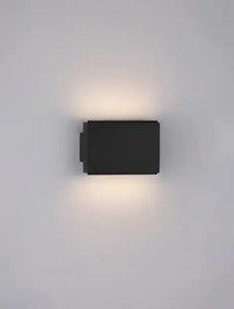 Minimalistické nastěnné svítidlo Oti Černá