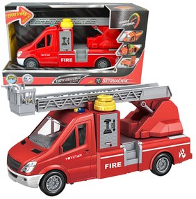 CITY SERVICE CAR - 1:14 Hasičská dodávka s žebříkem a pumpou