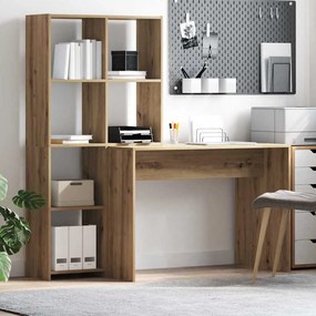 Stůl Artisanový dub 138,5 x 55 x 143 cm Kompozitní dřevo 3337256