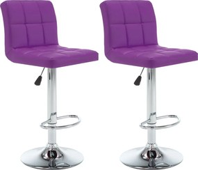vidaXL Barové stoličky 2 ks umělá kůže [323639] Barva: orange