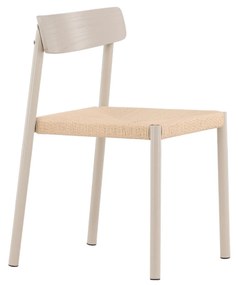 Jídelní židle Malmön, šedo béžová, 53.5x51.5x79