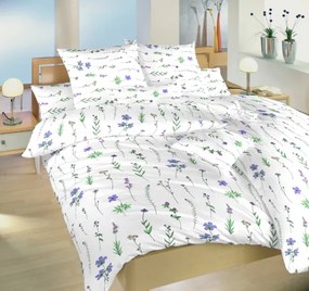 Dadka Povlečení bavlna Herbal fialový 140x200, 70x90 cm