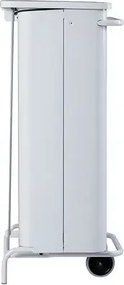 Rossignol Collecroule 57250 bílý / Odpadkový koš / 110 L / pedálový /